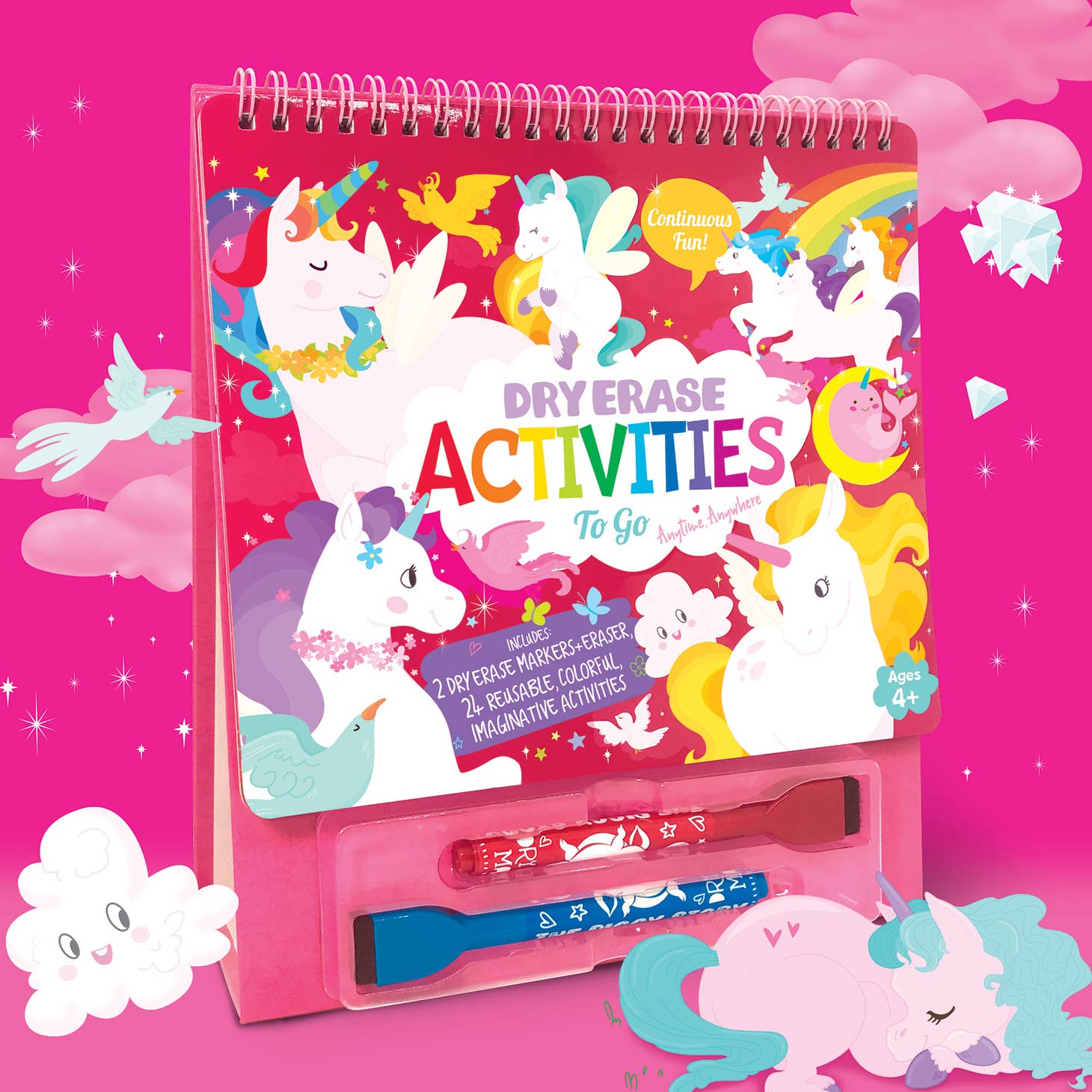 Dry Erase Activities To Go- Unicorn Fantasy | Twinkle Twinkle Little One