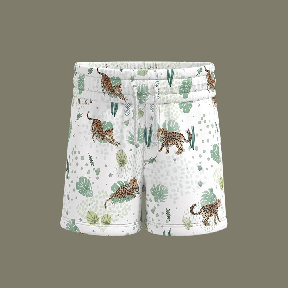 Jaguar Neutral Swim Shorts | Twinkle Twinkle Little One