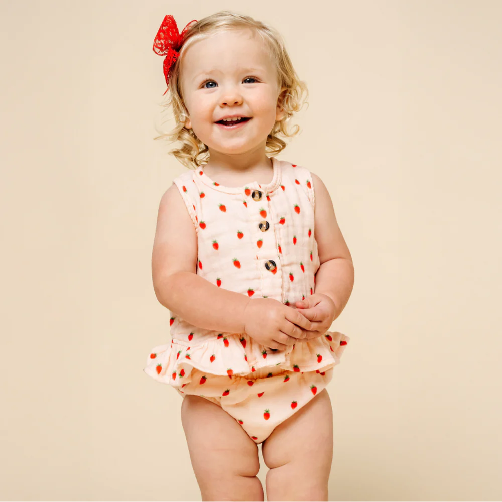 Lou Lou & Company RUFFLE TANK + BLOOMER SET - JUNIE | Twinkle Twinkle Little One