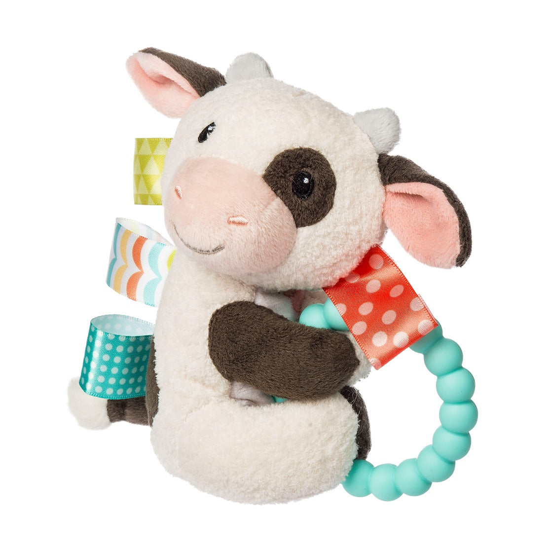 Taggies Buttercup Cow Teether Rattle – 6″ | Twinkle Twinkle Little One