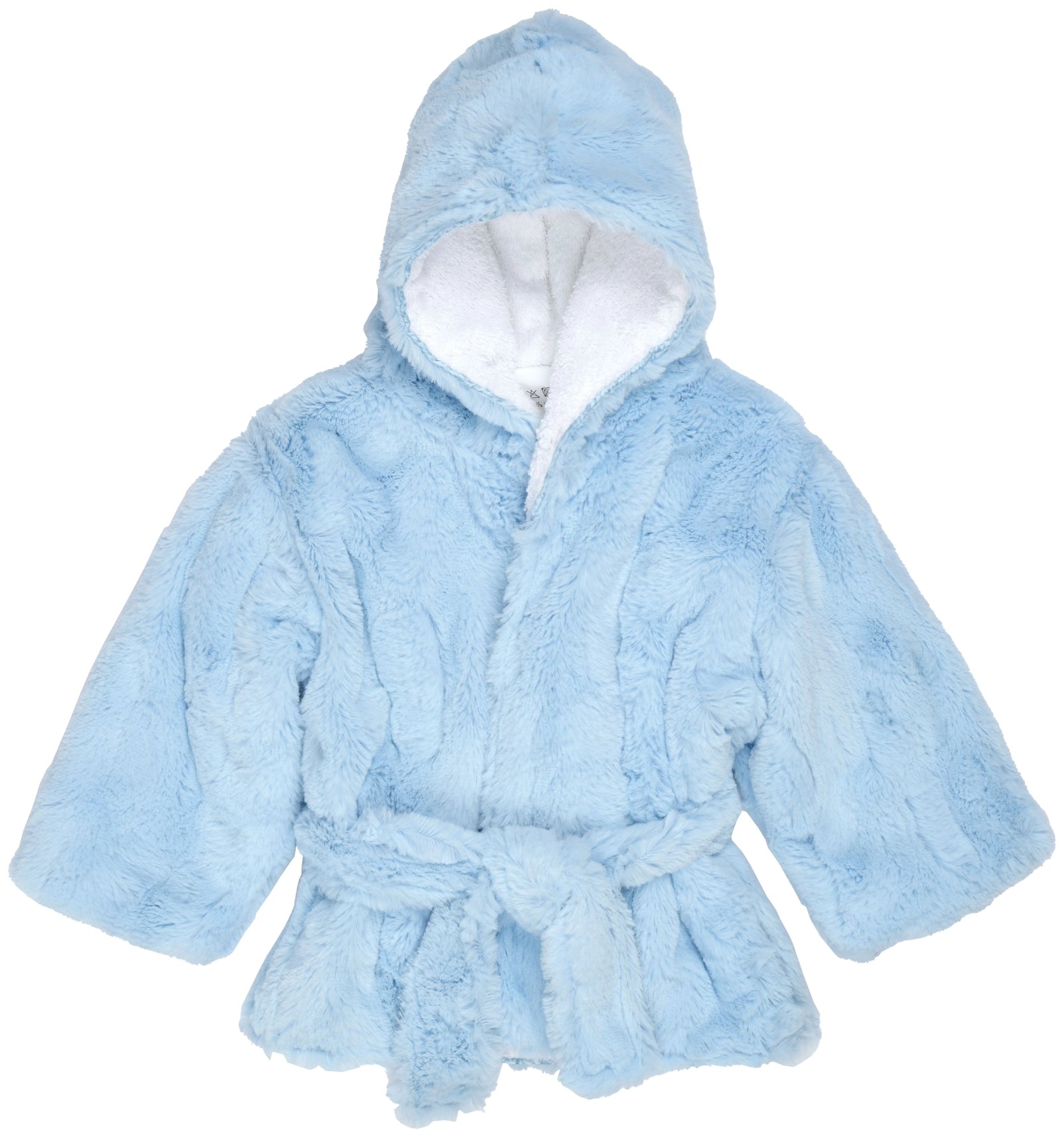 Blue Lux Hooded Baby Robe – Twinkle Twinkle Little One