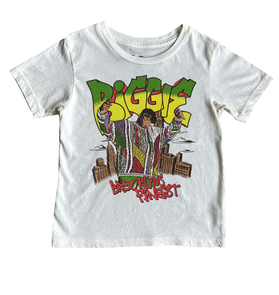 Biggie Brooklyns Finest Tee - Vintage White – Twinkle Twinkle Little One