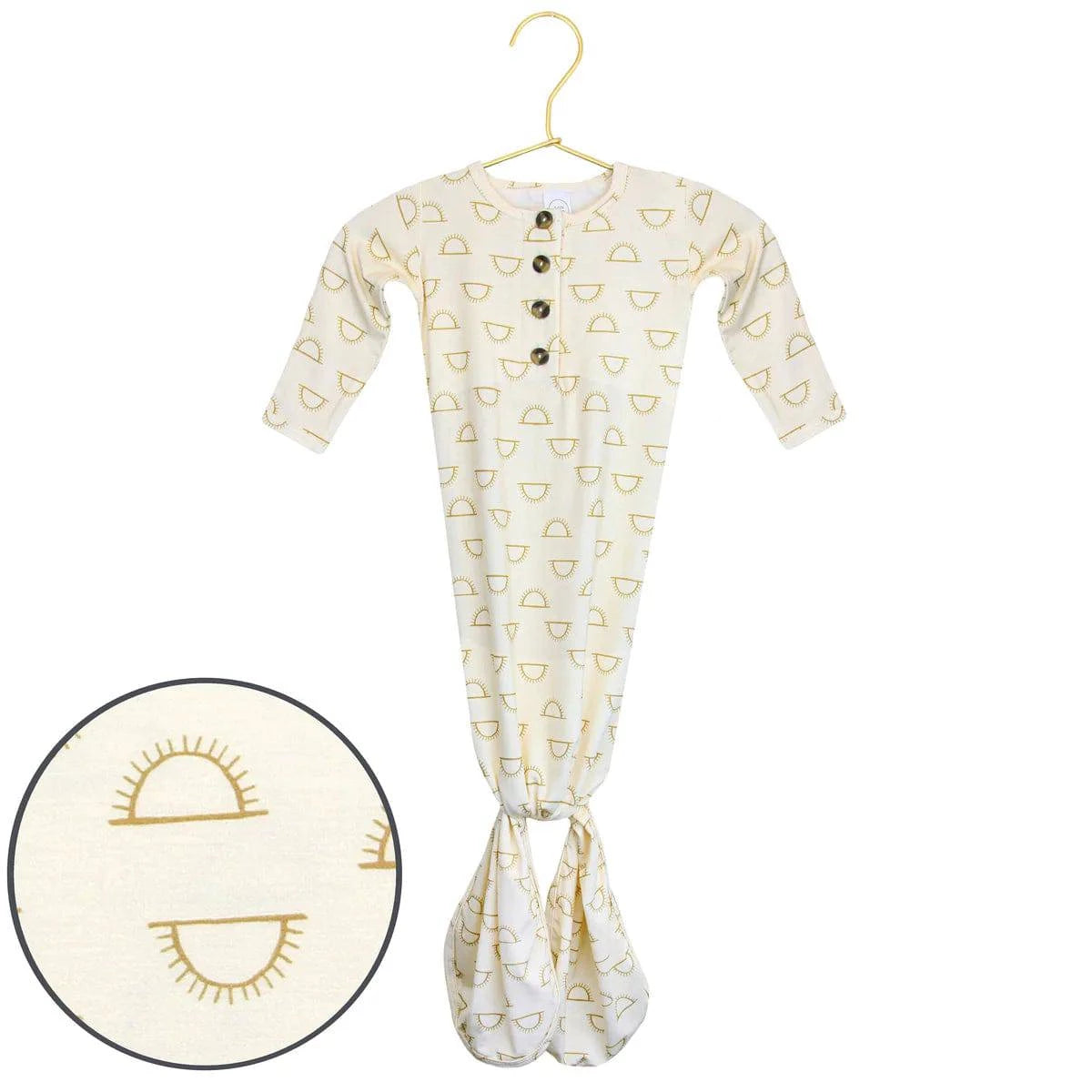 Lou Lou & Company Golden Knotted Gown – Twinkle Twinkle Little One