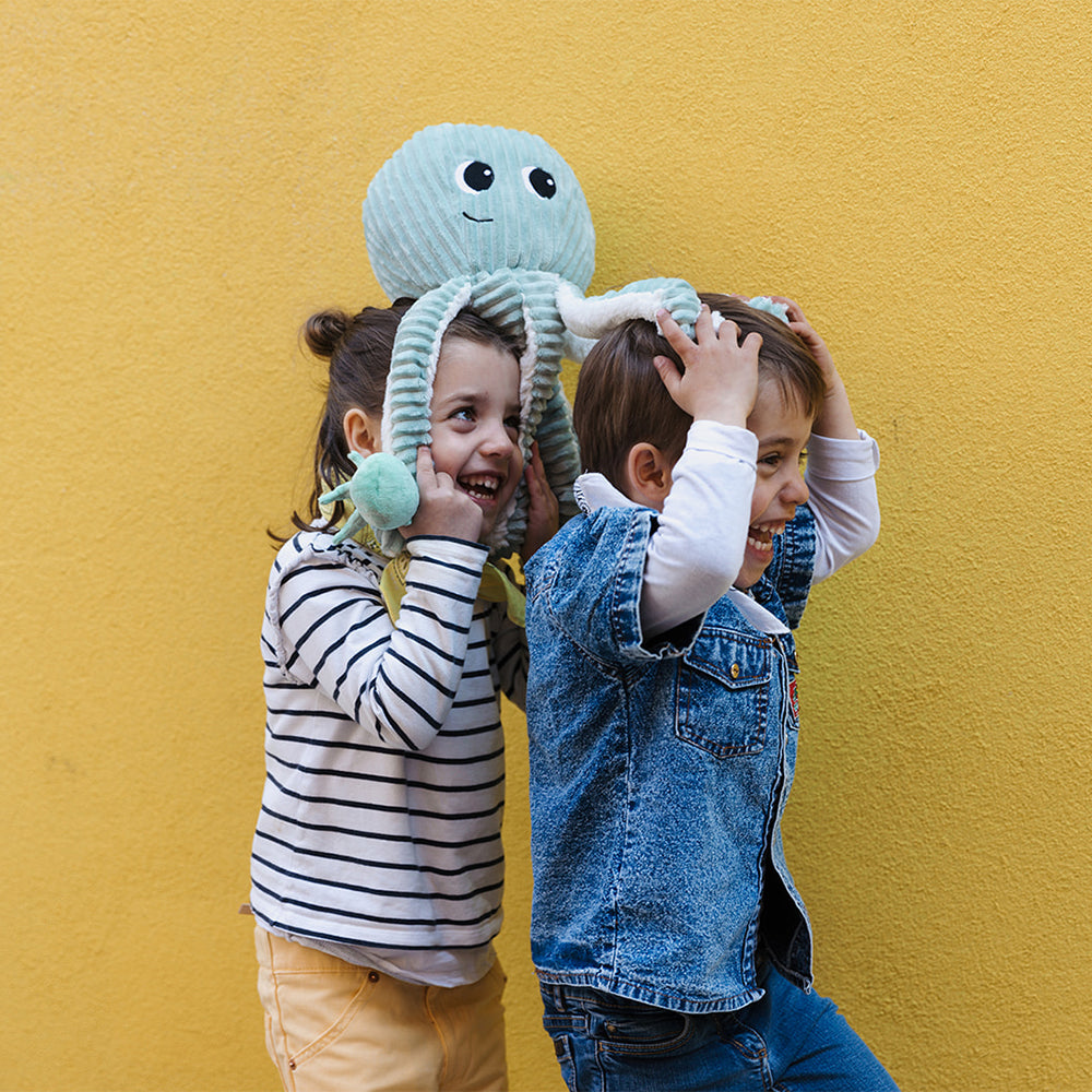 Giant Octopus Mom with Baby - Blue | Twinkle Twinkle Little One