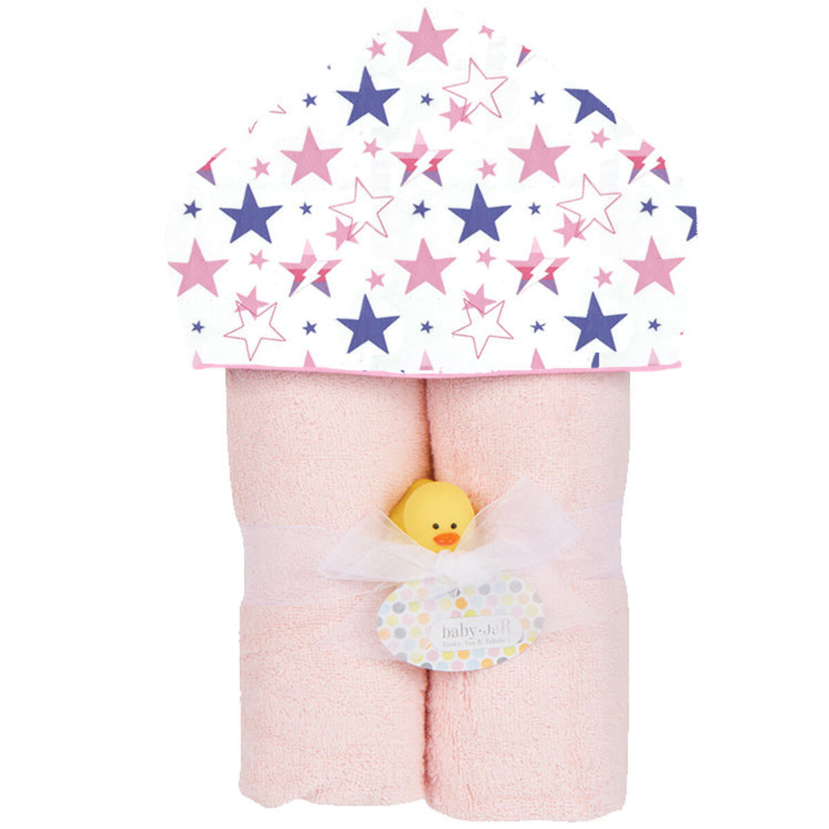 Starlight Pink Plush Deluxe Hooded Towel | Twinkle Twinkle Little One