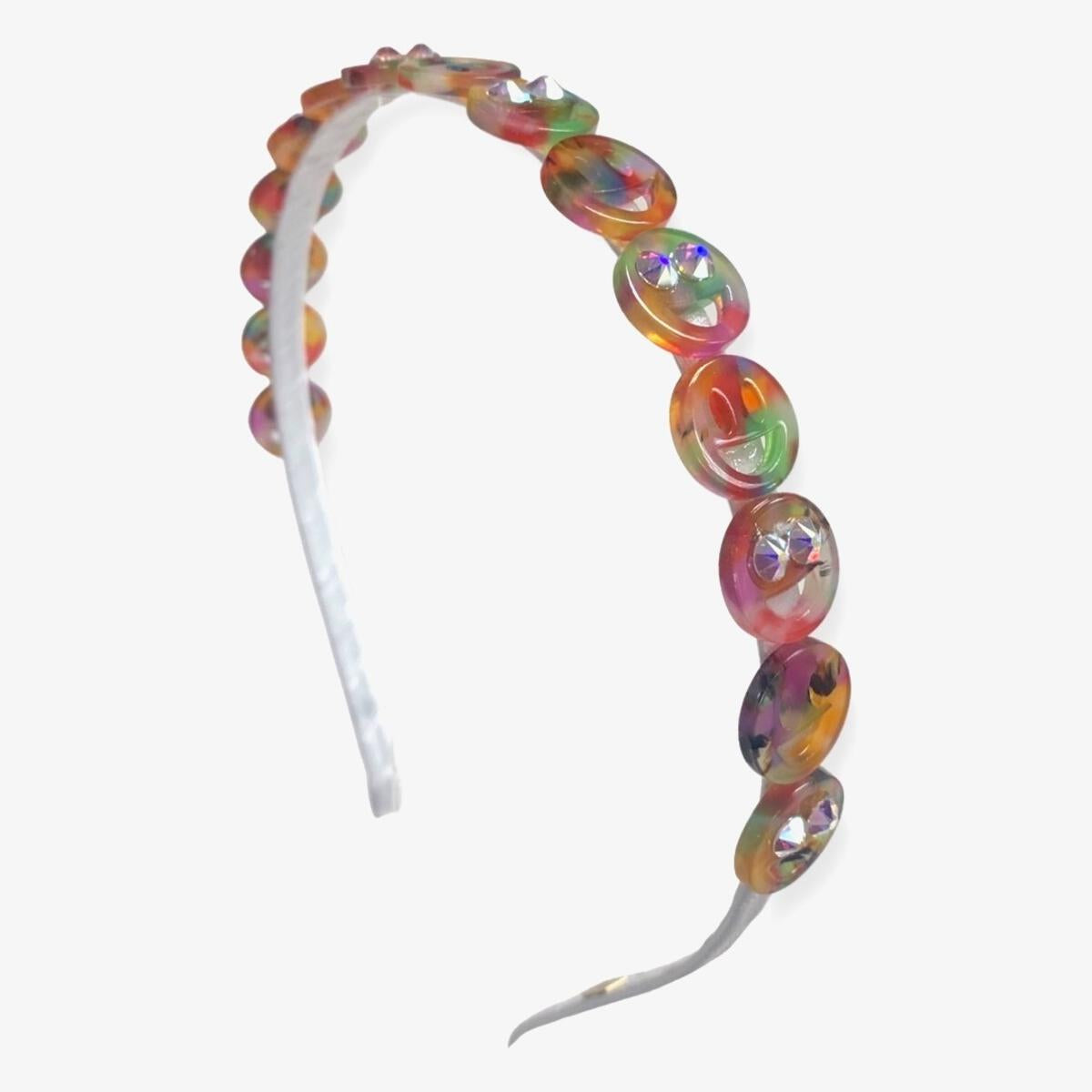 Rainbow Thin Smiley Headband | Twinkle Twinkle Little One