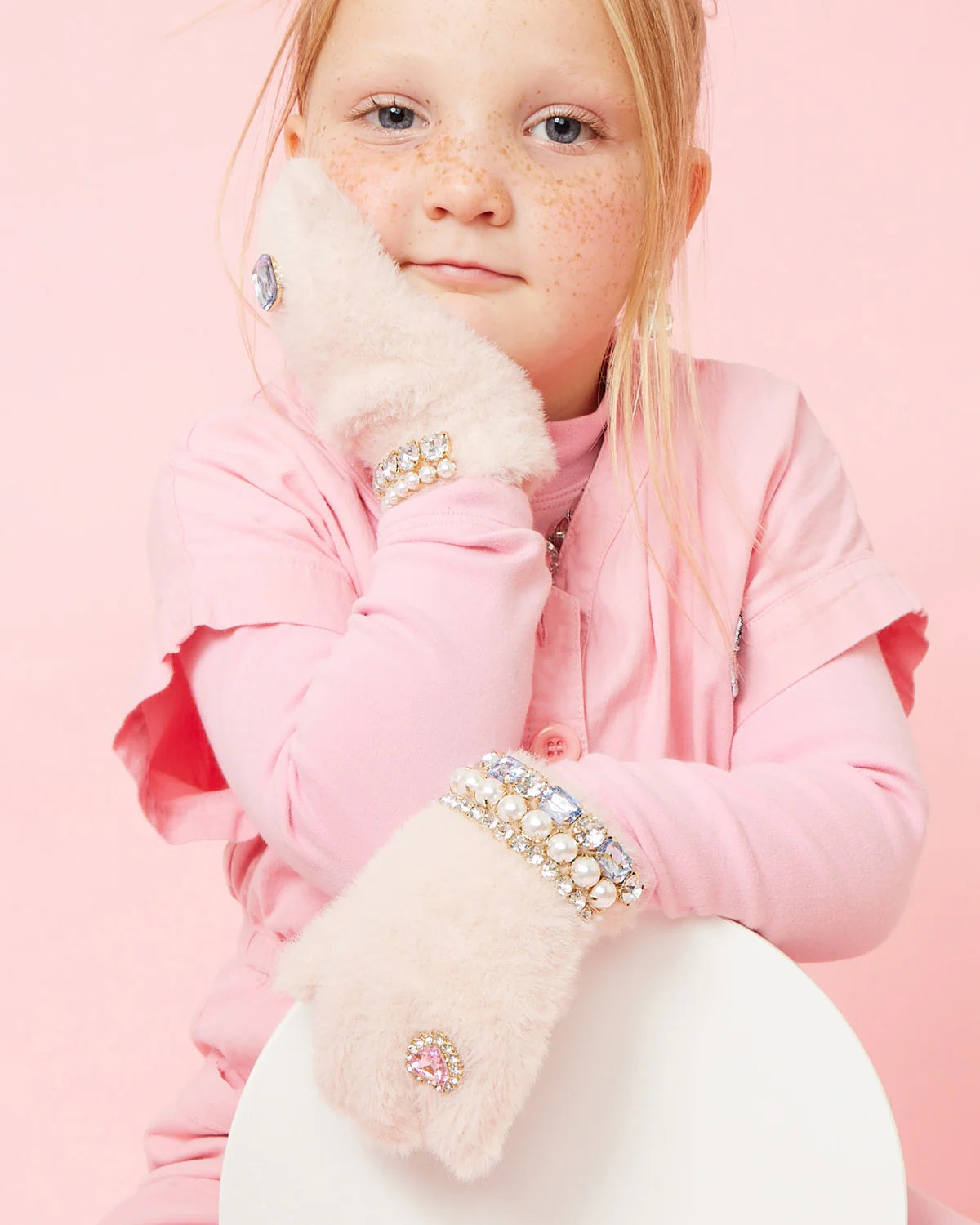 Cotton Candy Jeweled Gloves – Twinkle Twinkle Little One