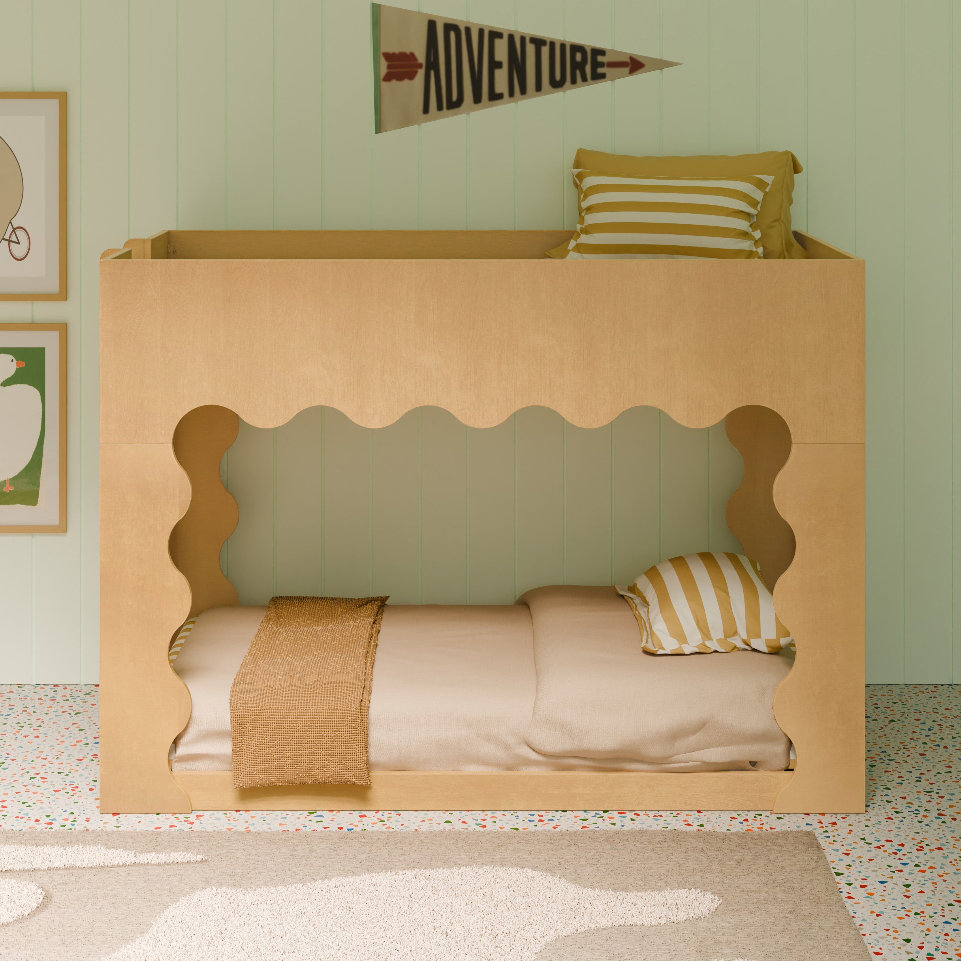 Babyletto Lido Wave Convertible Bunk Bed | Twinkle Twinkle Little One