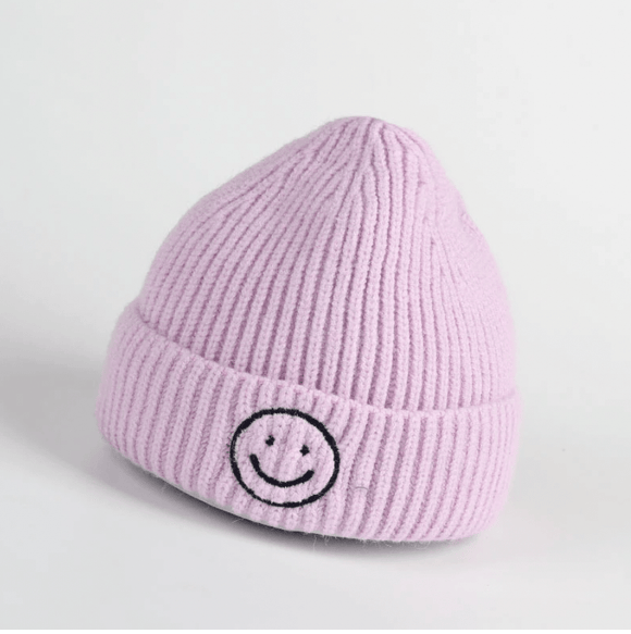 Smiley Embroidered Winter Beanie | Twinkle Twinkle Little One